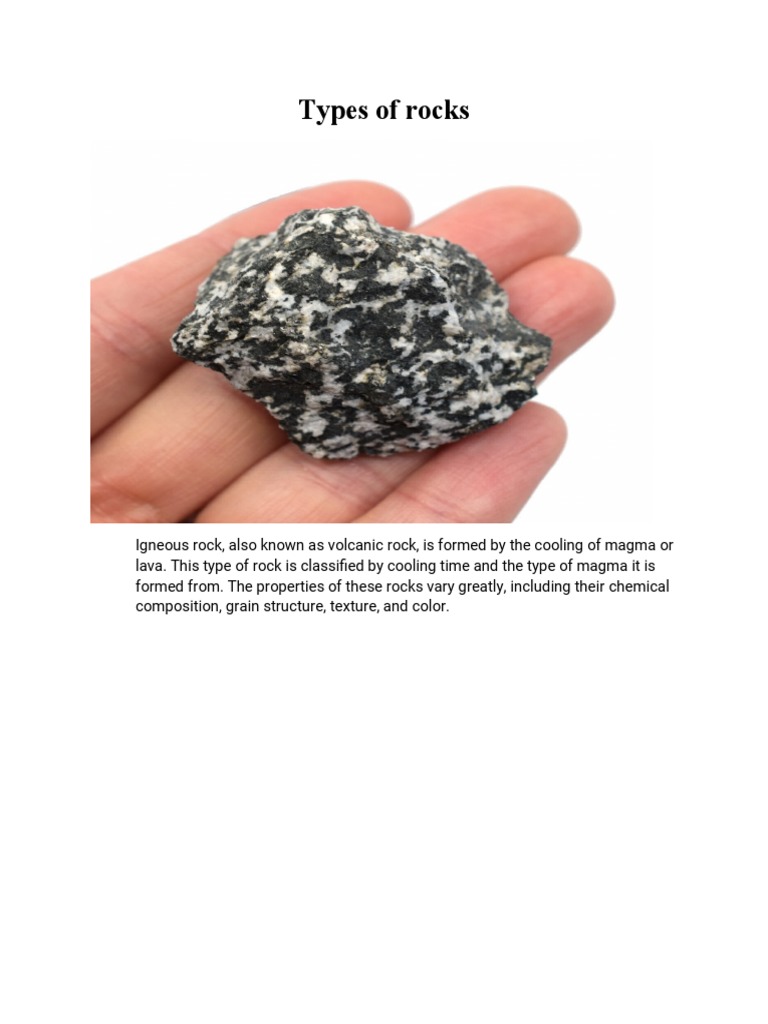 Types of Rocks | PDF