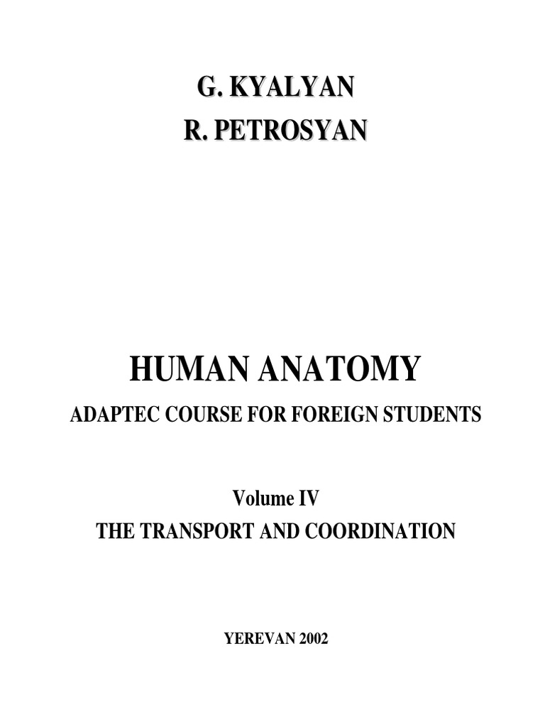 Human Anat 2 Year Volume 4 Pdf Atrium Heart Coronary Circulation