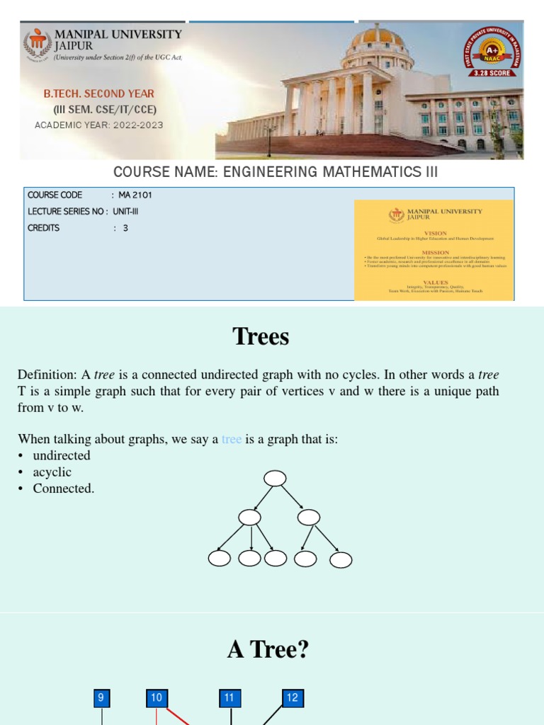 GT-2 Trees | PDF | Vertex (Graph Theory) | Applied Mathematics