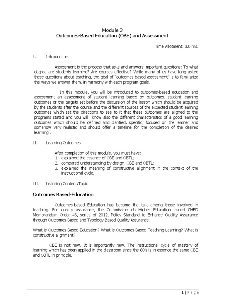 Module 3 Ass 2. | PDF | Educational Assessment | Learning