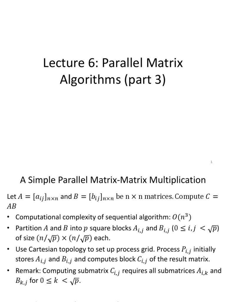 Canon's Algorithm | PDF | Matrix (Mathematics) | Algorithms