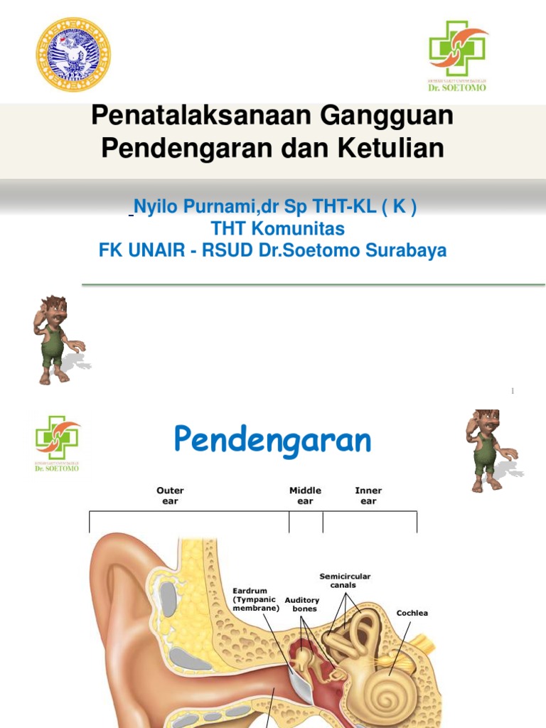 Penatalaksanaan Gangguan Pendengaran Dan Ketulian DR Nyilo | PDF