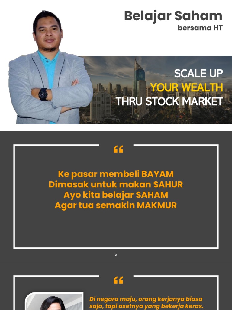 Belajar Saham Bersama HT-Scale - Up - Your - Wealth-PCM | PDF