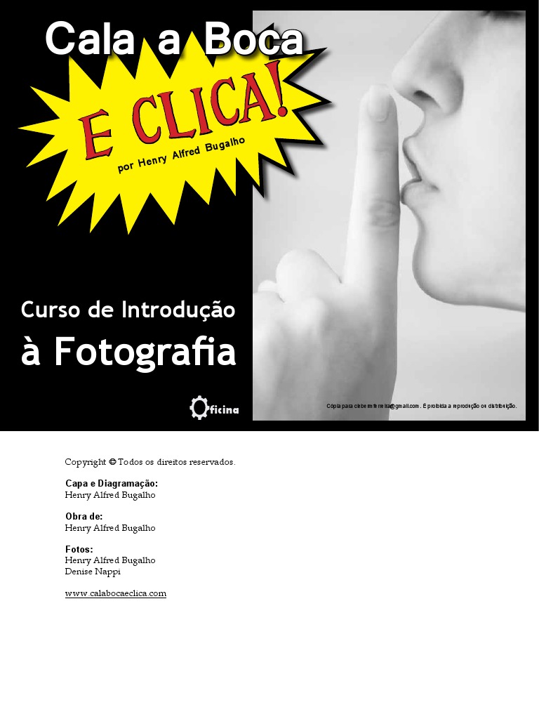 CursoIntroFoto - Cala A Boca e Clica | PDF | Câmera | Câmera reflexo de ...