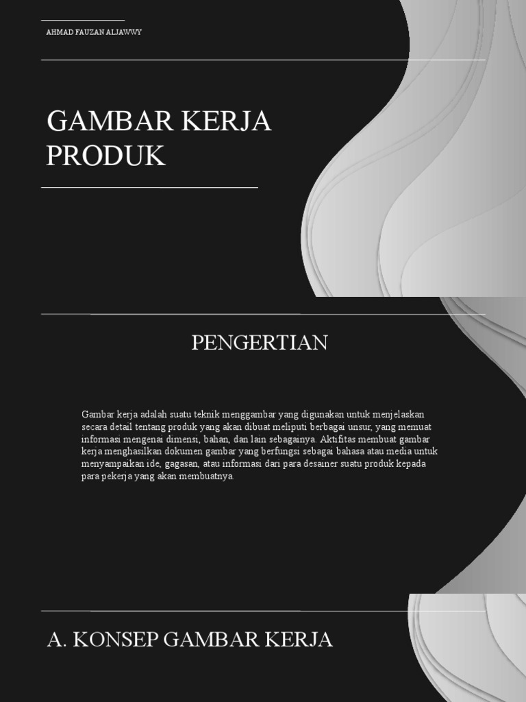 Contoh Analisis Gambar Kerja Produk | PDF