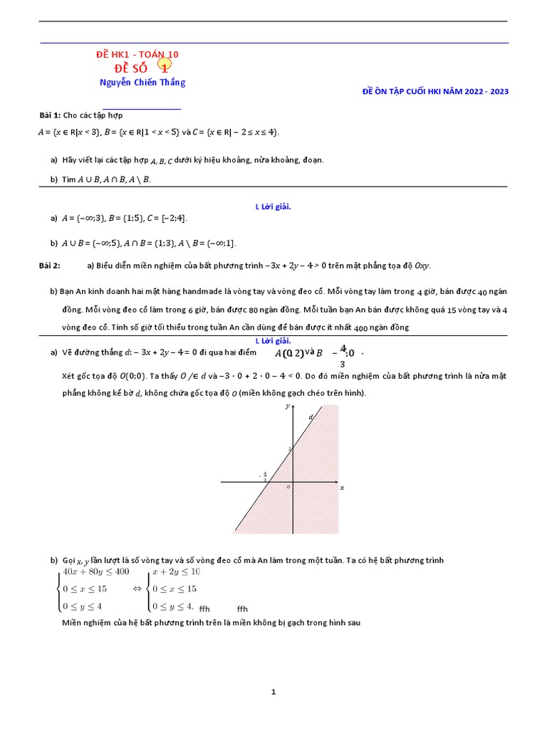 ĐÁP ÁN ĐỀ ÔN TẬP CUỐI KÌ 1 LỚP 10-HK1-2023-main | PDF