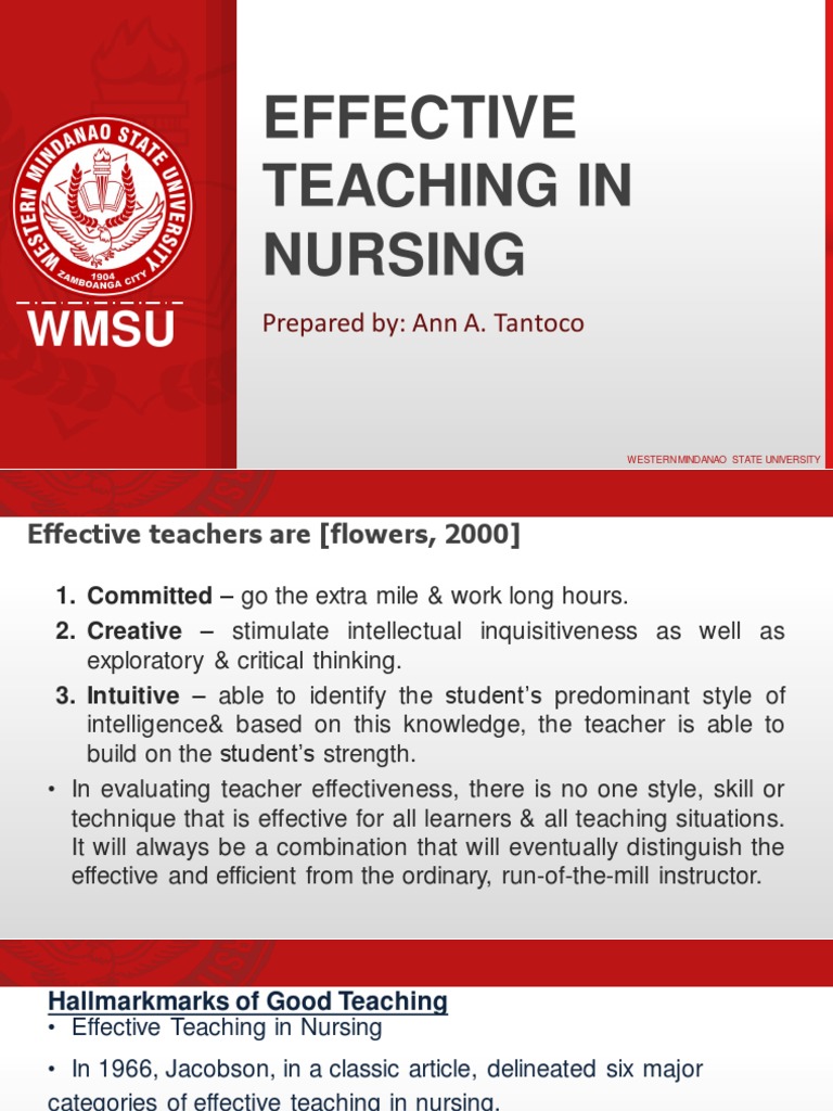 Effective Nursing Teaching Strategies | PDF