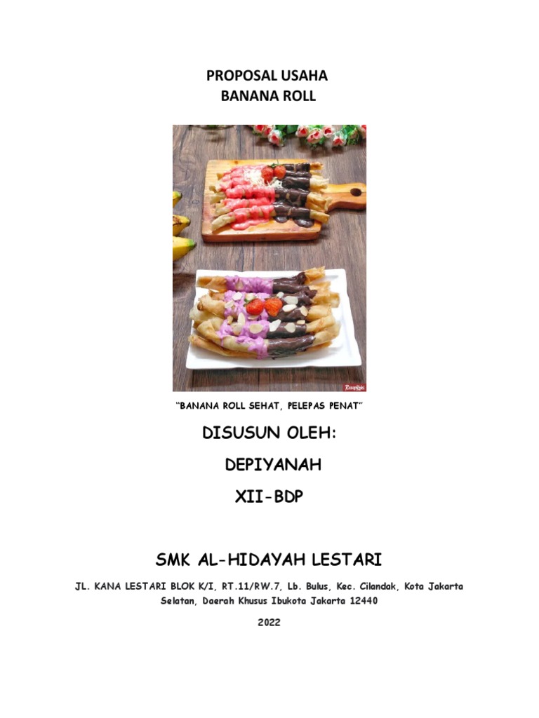 Proposal Usaha Banana Roll Sehat | PDF