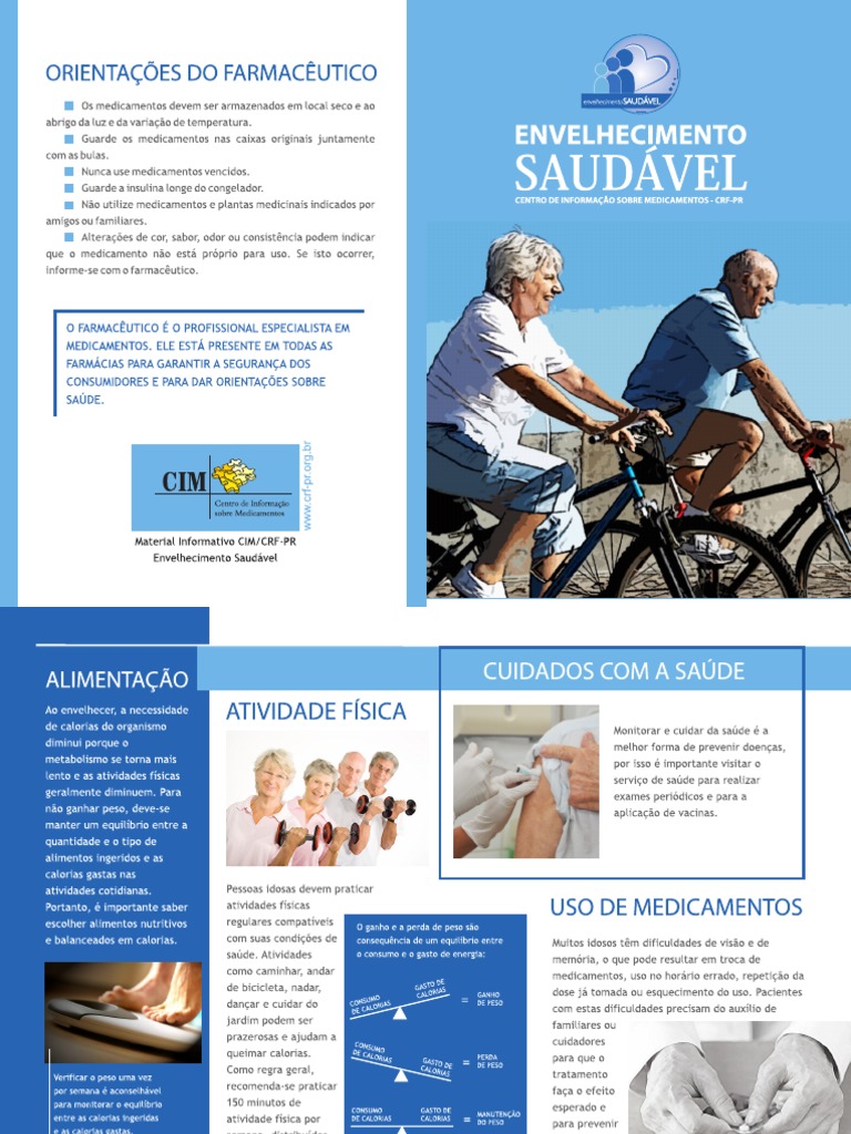 Folder Envelhecimento Saudavel | PDF