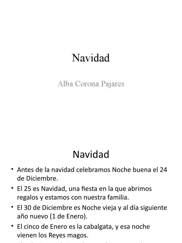 Navidad | PDF