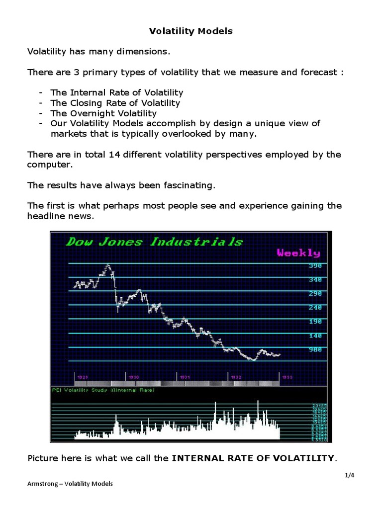 ARMSTRONG Volatility Models | PDF | Volatility (Finance) | Investing