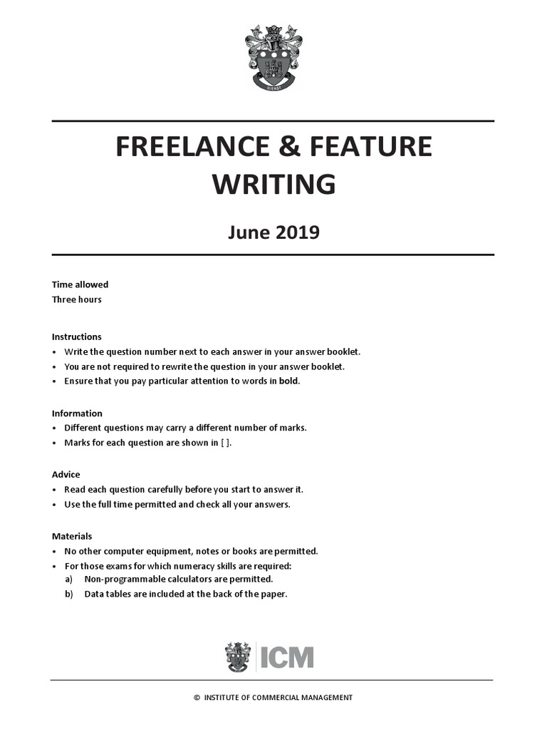 Freelance & Feature Writing | PDF | Cognition