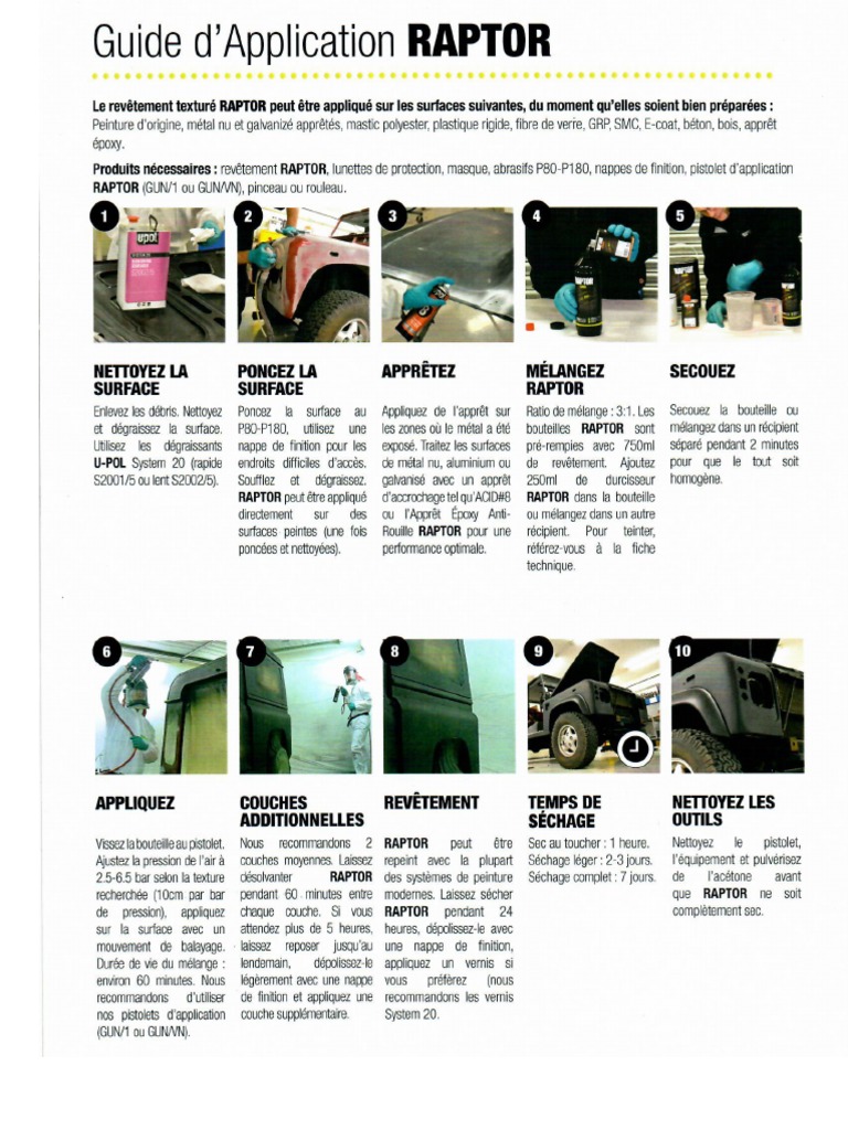 Guide Application Raptor | PDF