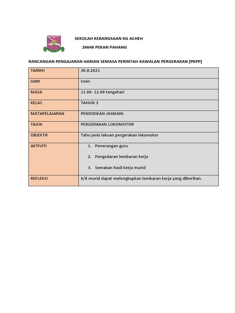RPH PDPR Minggu 29 | PDF