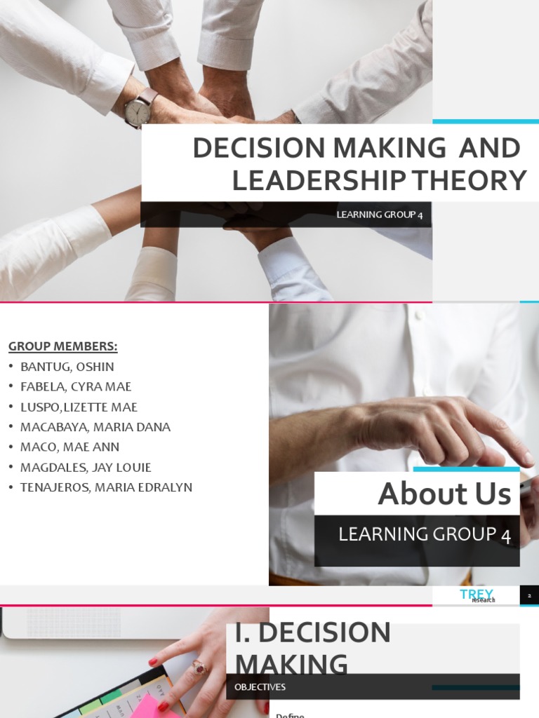 Decision Making and Leadership Theory | PDF | Leadership | Decision Making