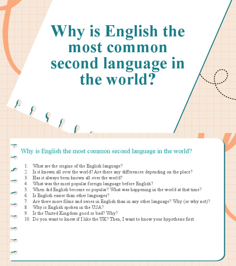 Why English Leads as a Global Language | PDF
