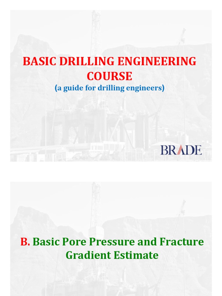 Pore Pressure and Fracture Gradient | PDF | Blowout (Well Drilling ...