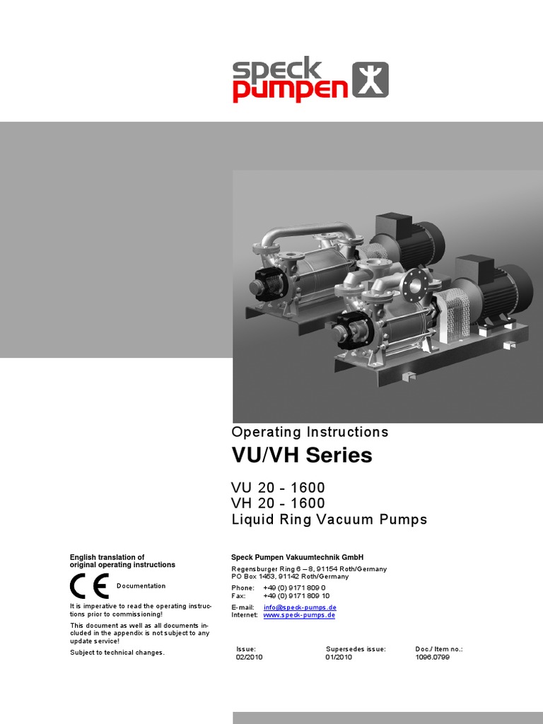 Manualevu Vhe | PDF | Pump | Vacuum