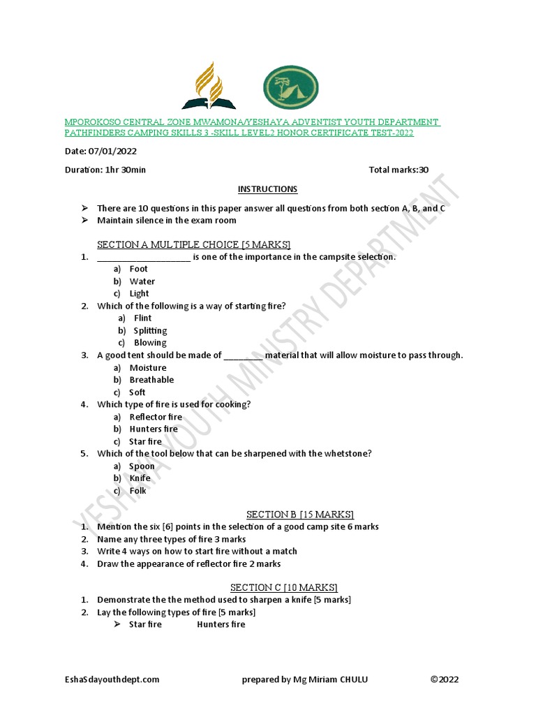 Pathfinder Test | PDF
