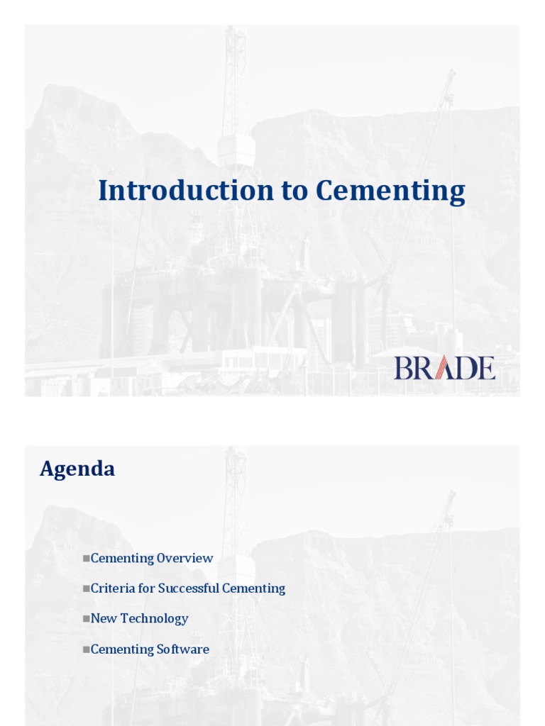 Densecrete and Cementing Overview | PDF | Casing (Borehole) | Fluid ...
