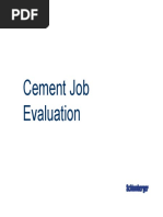 Cement Evaluation with CBL-VDL & USIT | PDF | Ultrasound | Materials