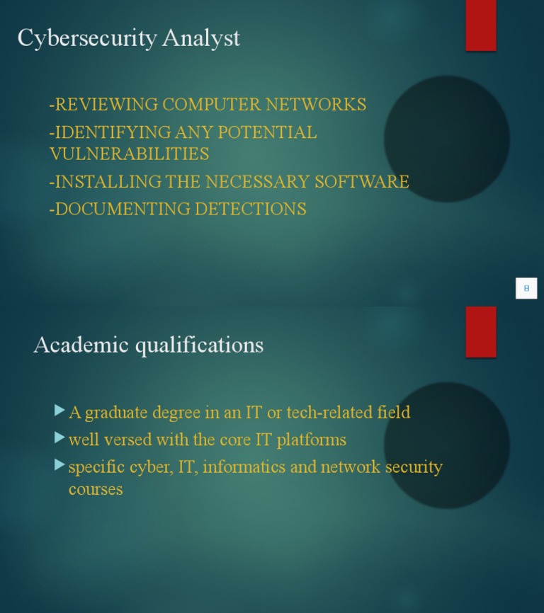 Cyber Analyst: Review Networks, Find Vulnerabilities | PDF