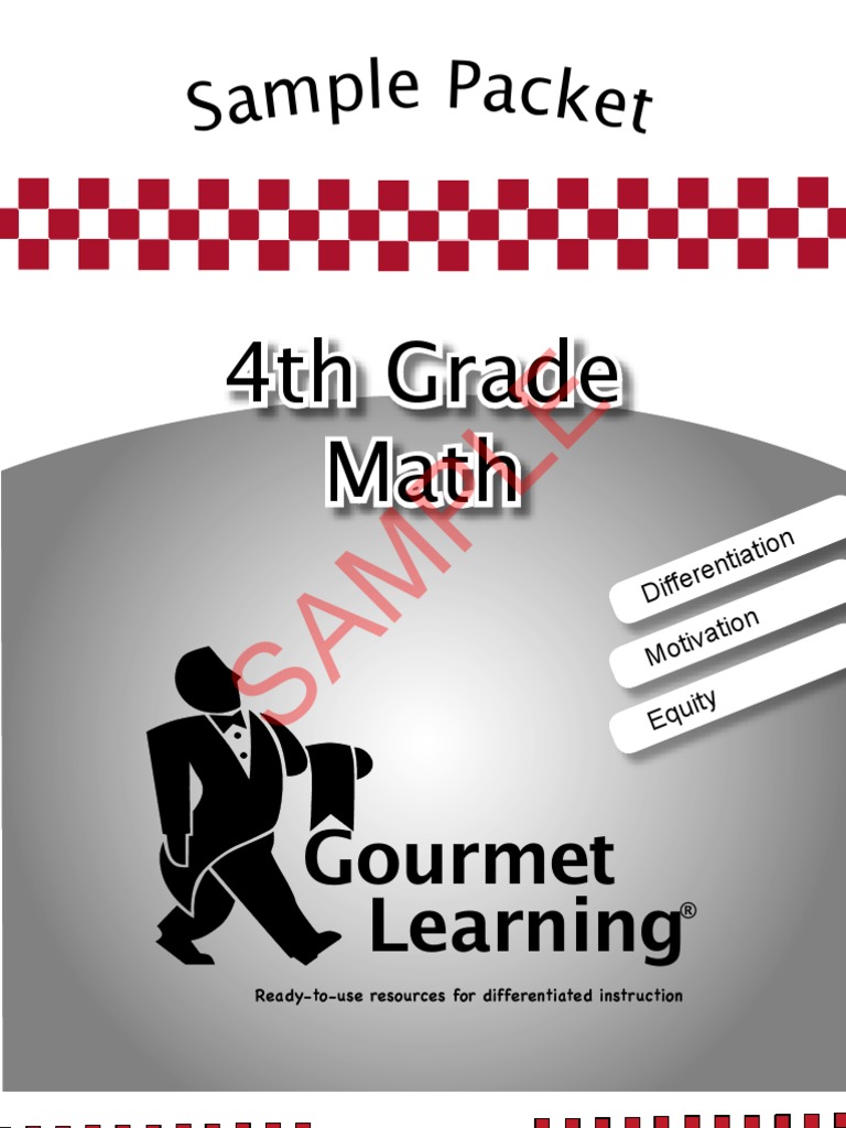 Sample Packet: 4th Grade Math | PDF | Differentiated Instruction ...