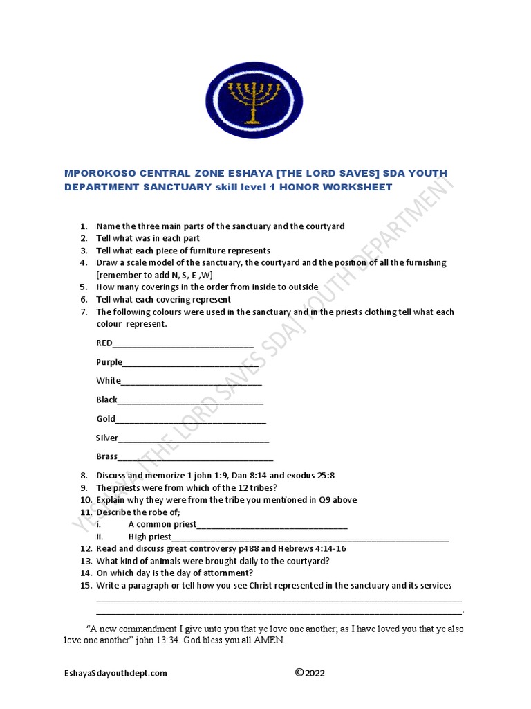 Sanctuary Sheet | PDF