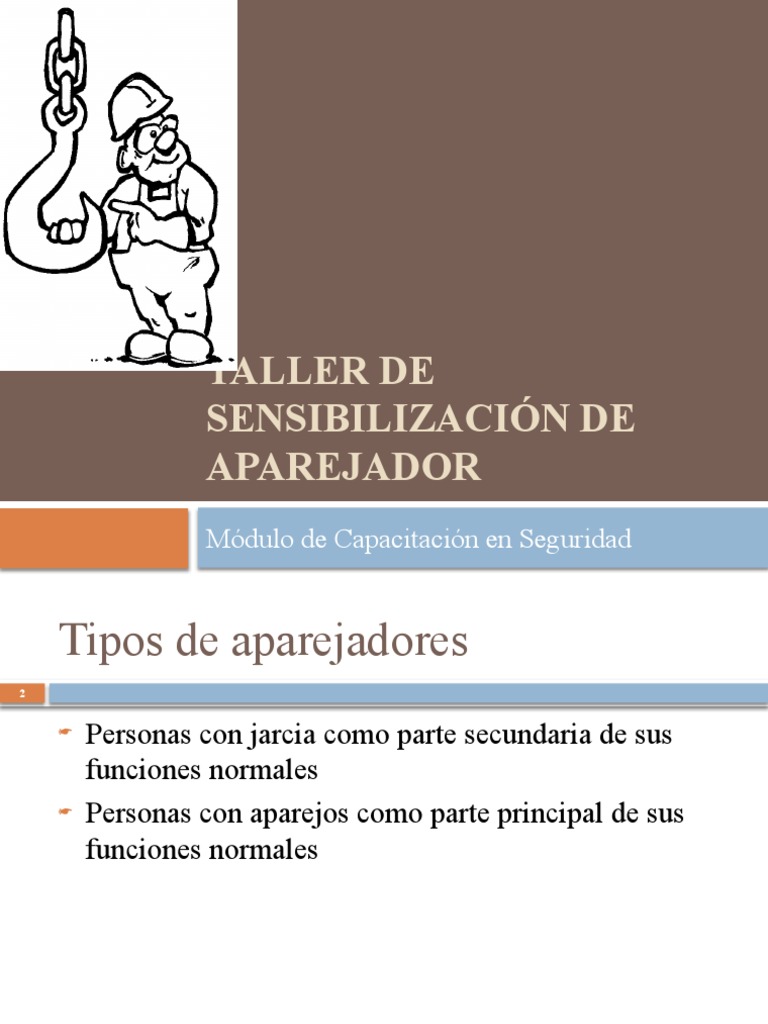 Seguridad en Aparejadores: Guía Práctica | PDF | Ascensor | Fibras