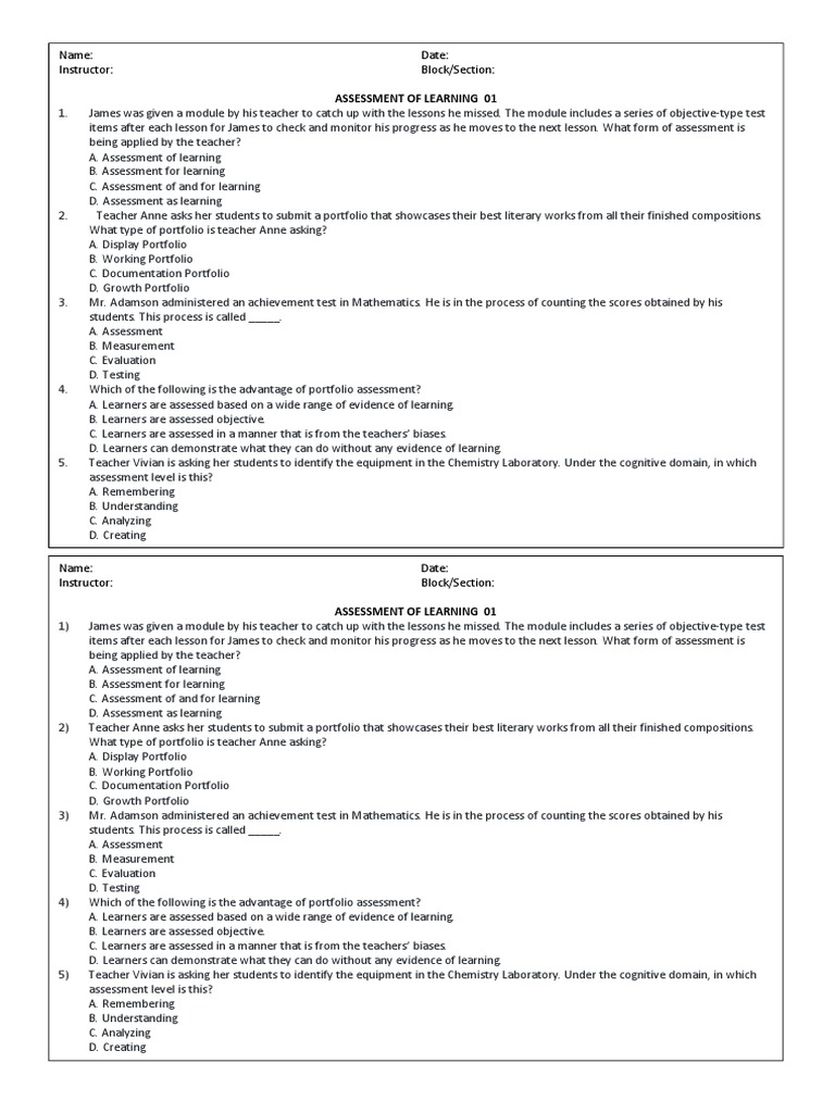 Report Assessment 2 Pdf Educational Assessment Learning