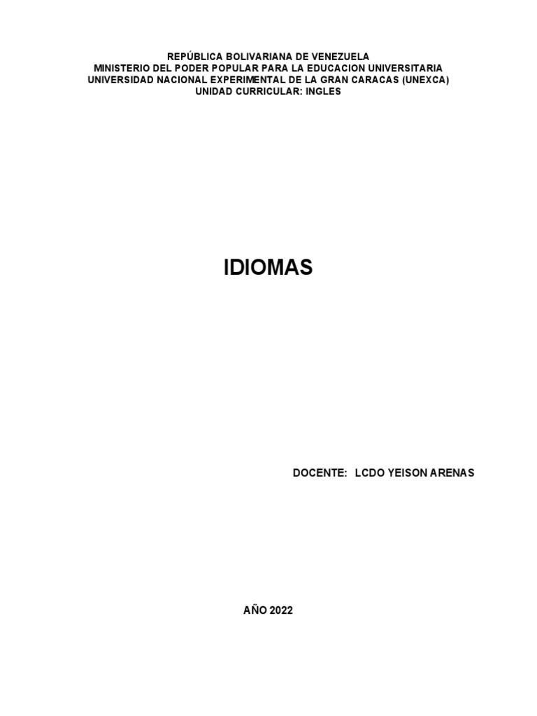 Guia Teorico Practica de Ingles (Gramatica) | PDF | Linguistics | Grammar