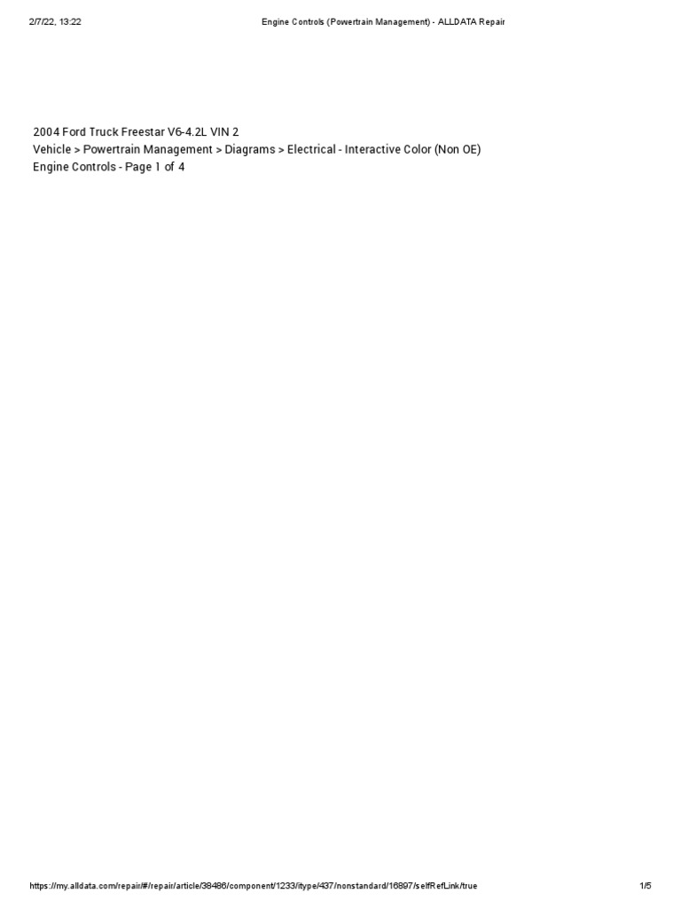 PCM Freestar | PDF | Engines | Mechanical Engineering