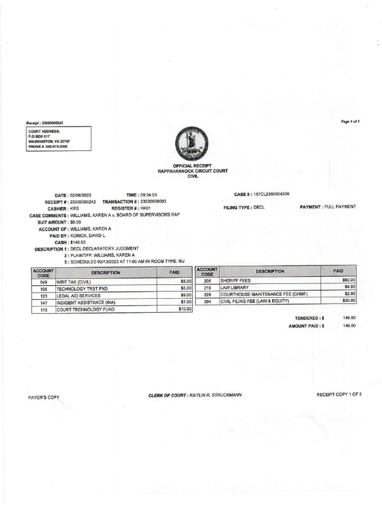 Petition For Declaratory Judgement & Etc (Feb 6, 2023 - Filed) | PDF