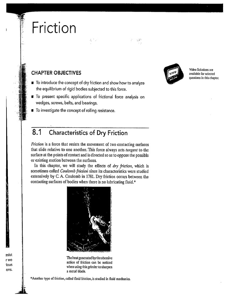Chapter 8 Friction | PDF