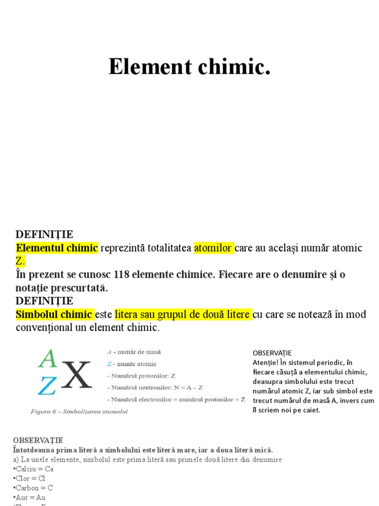 Element Chimic | PDF
