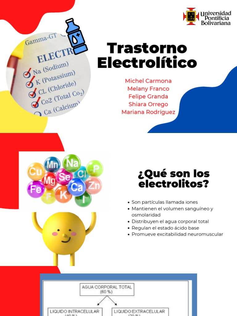Trastorno Electrolitico | PDF | Potasio | Química