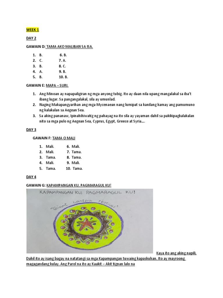 Ap Week 1-2 (2ndquarter) | PDF