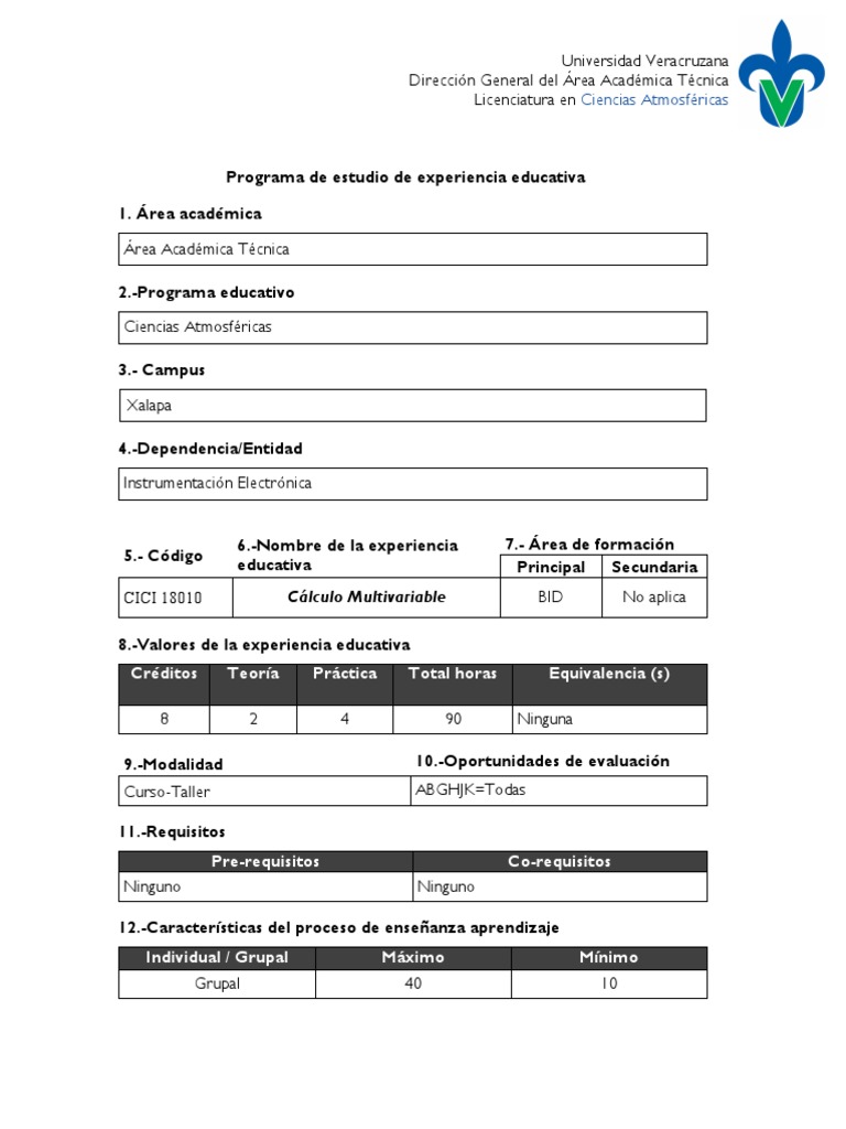 LCA Cálculo Multivariable VF | PDF | Integral | Cálculo multivariable
