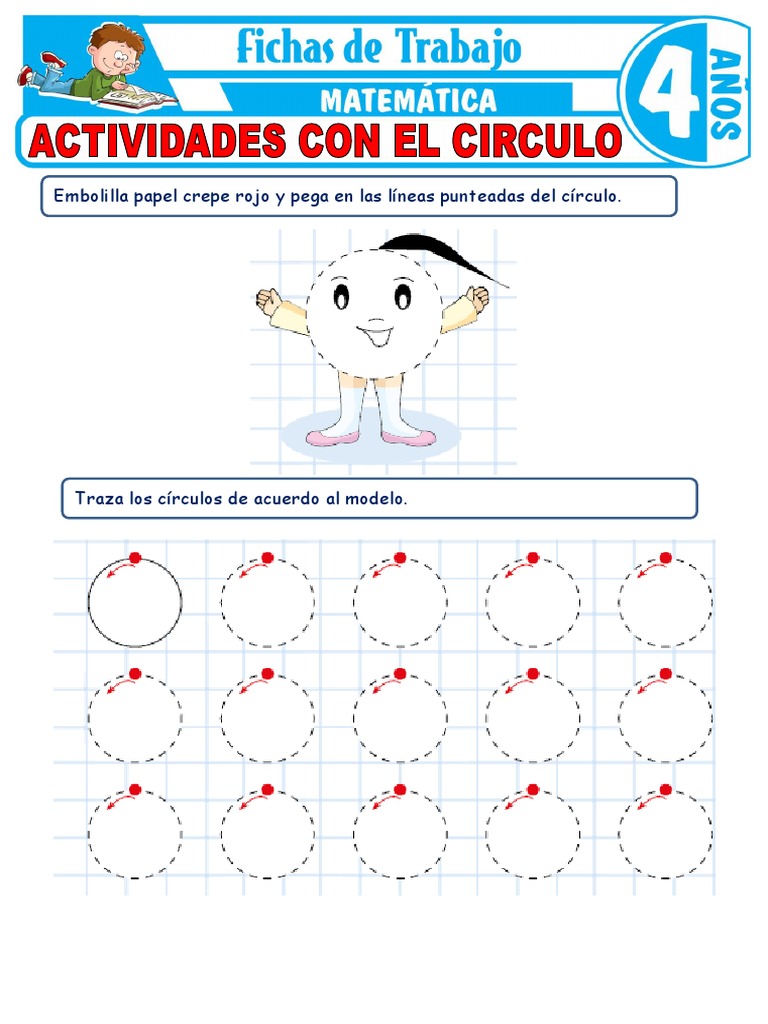 Actividades Con El Circulo para Ninos de 4 Anos | PDF