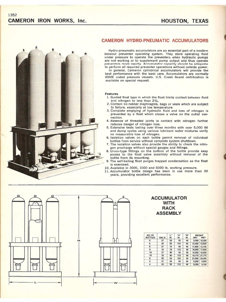 Cameron Acumulators | PDF