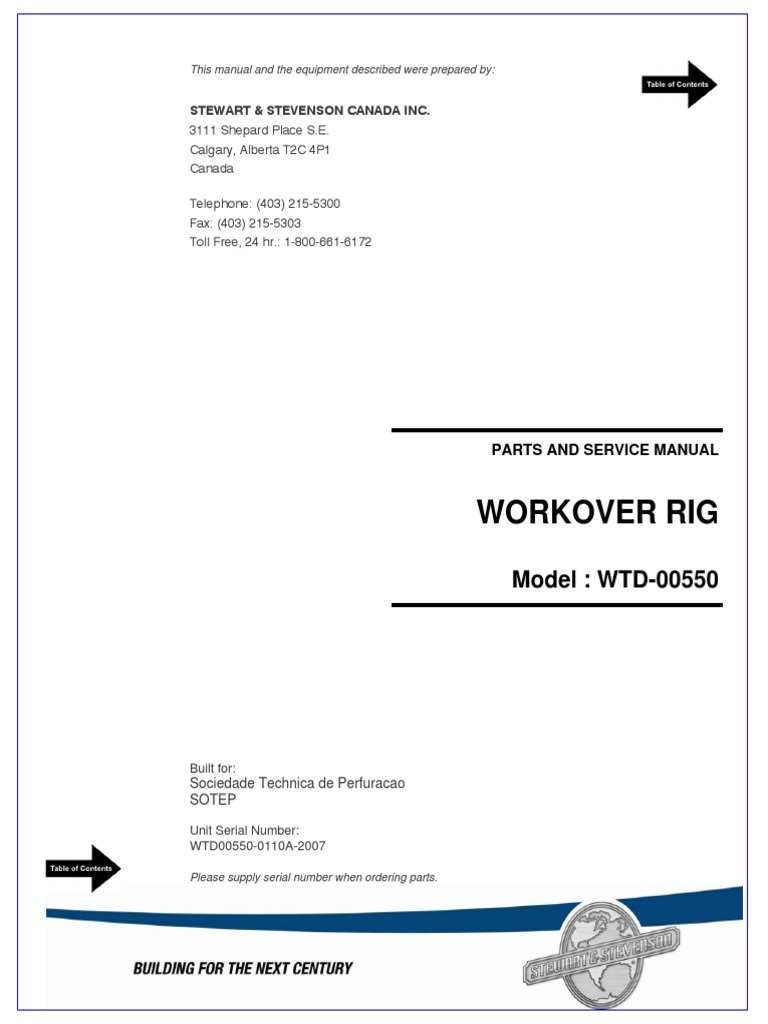 Parts & Service Manual WTD-00550 | PDF