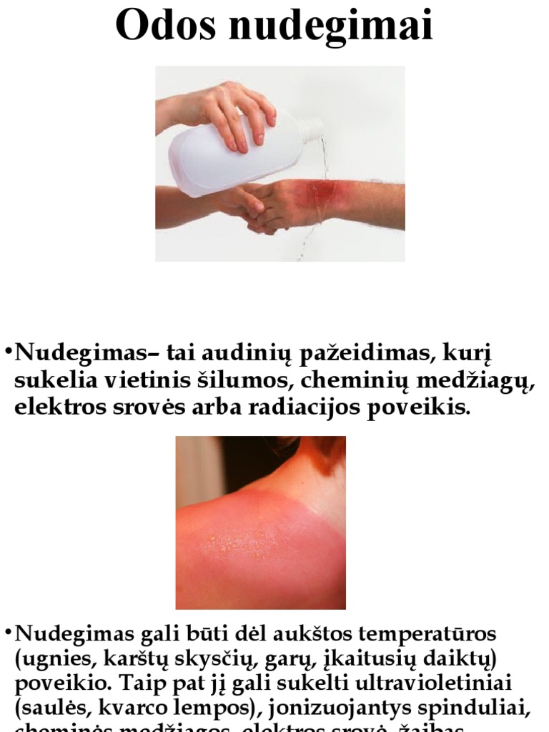 Biologija (Odos Nudegimai) | PDF