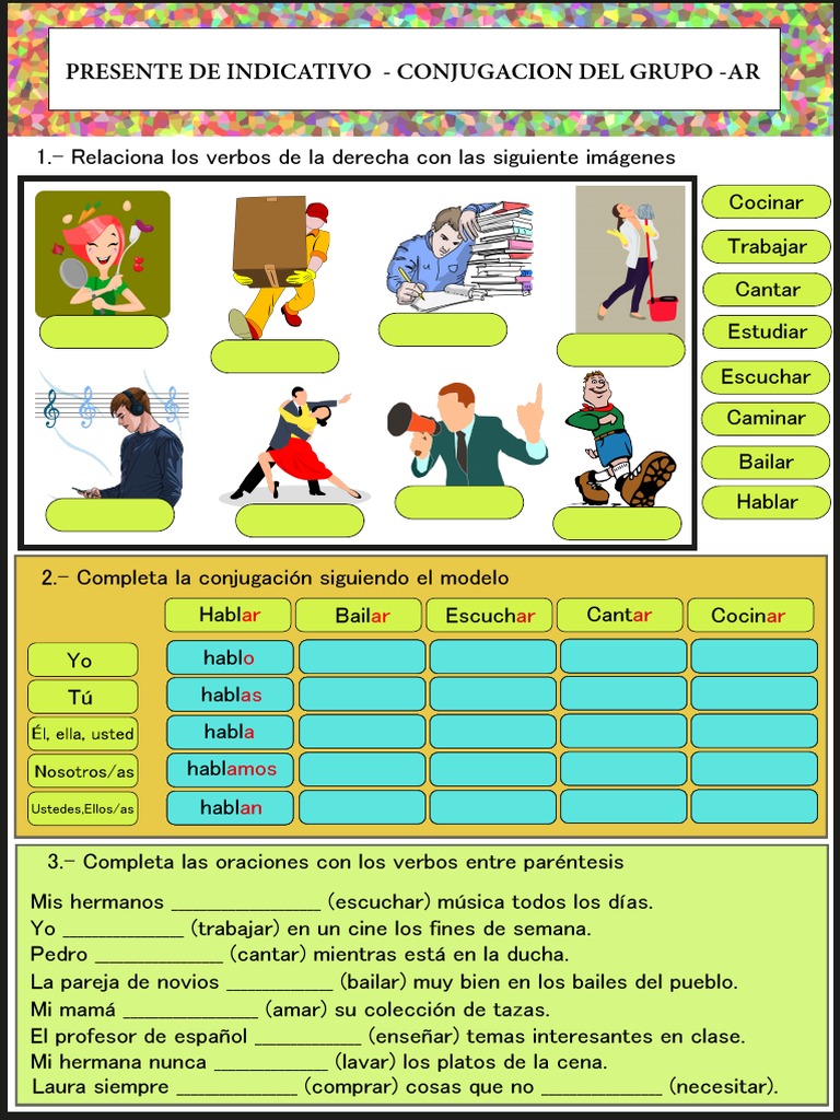 Presente Indicativo - Ar | PDF