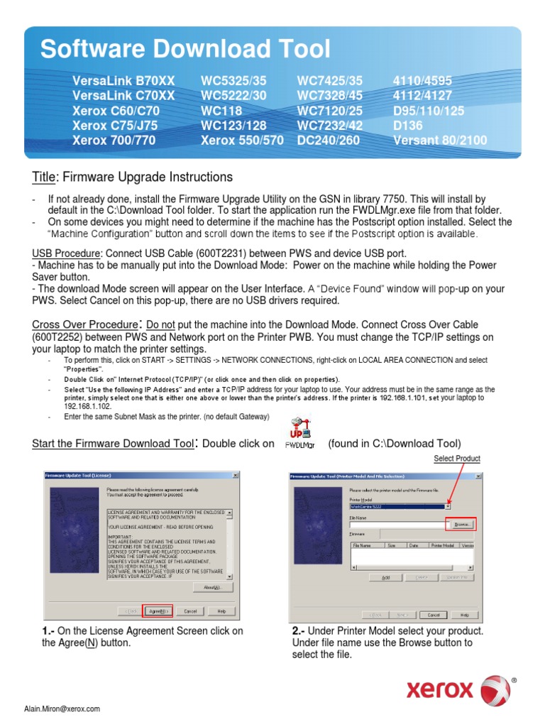 Firmware Upgrade Instructions | PDF | Usb | Internet Protocol Suite