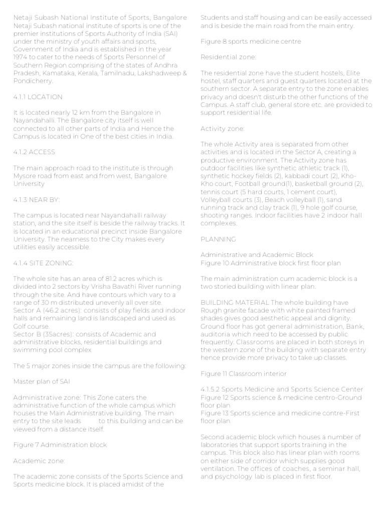 Netaji Subash National Institute of Sports | PDF