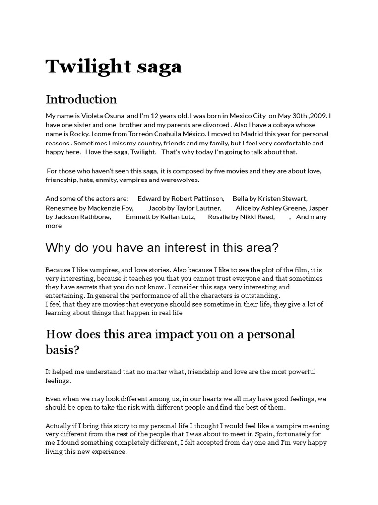 Twilight Saga | PDF