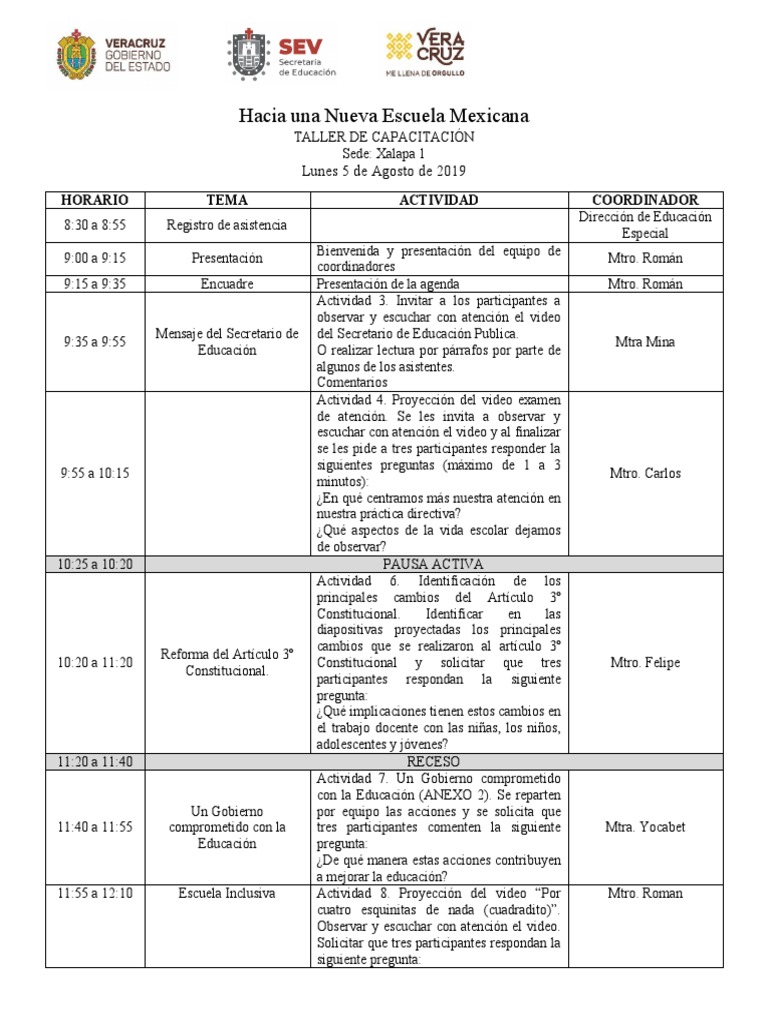 Carta Programatica - Enm | PDF