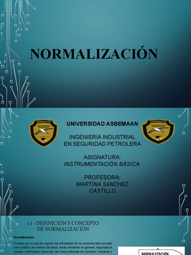 NORMALIZACION | PDF | Metrología | Calibración