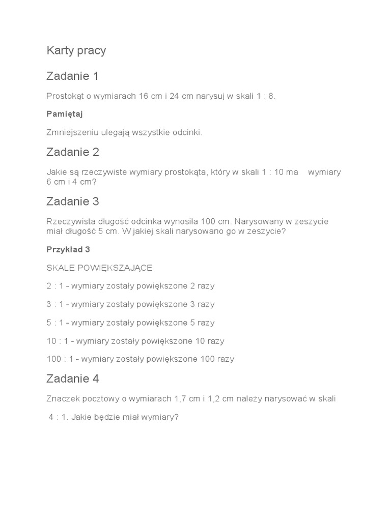 Karty Pracy kl4 | PDF