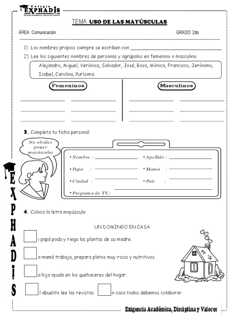 Uso de Las Mayúsculas | PDF